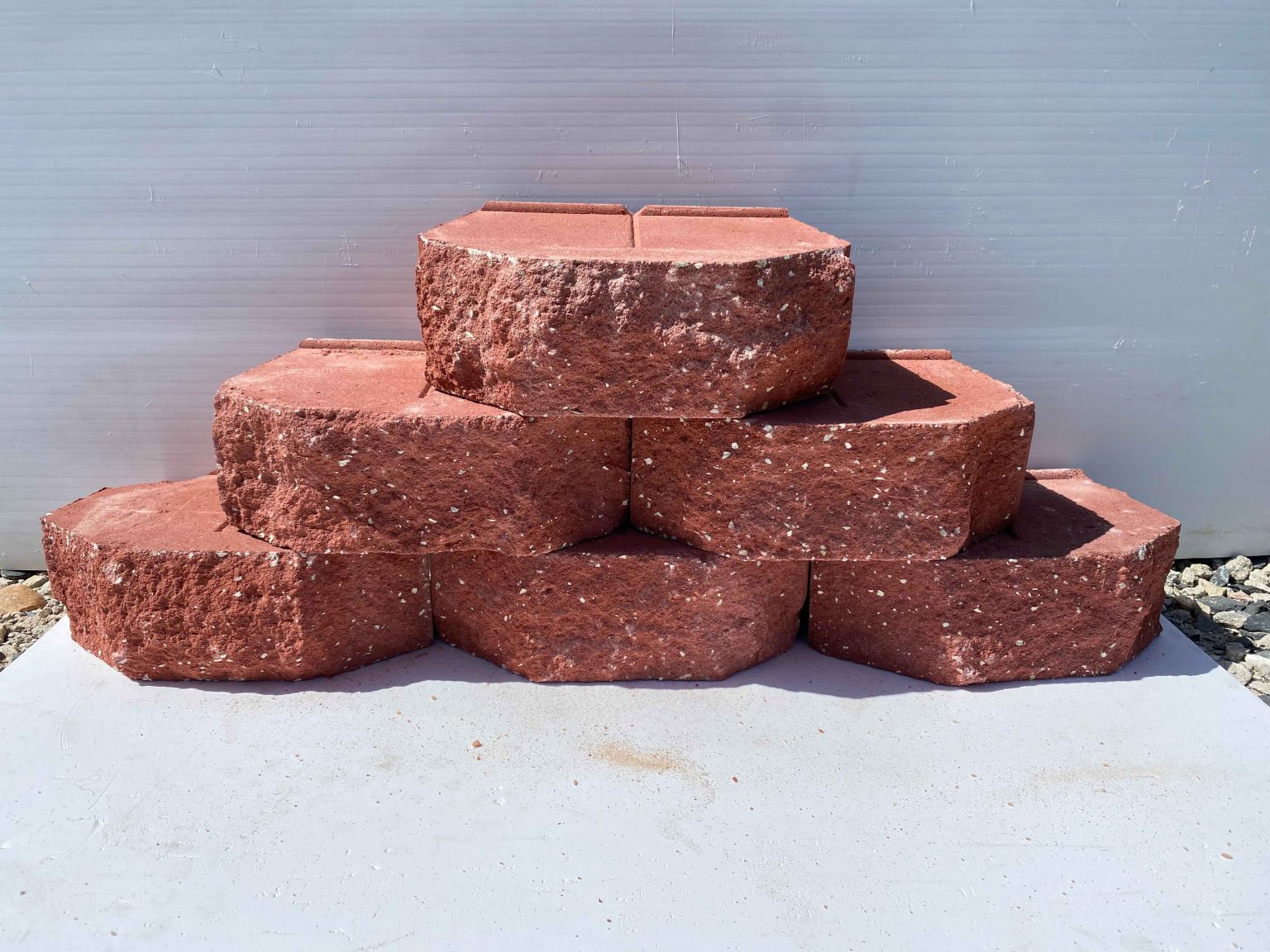 12″ Castle Wall Blocks- Red – Growers Outlet of Lake Worth
